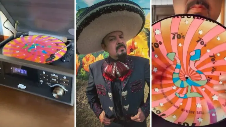 Ángela y Leonardo presumen ‘lo perrón’ que quedó el disco de vinilo ...