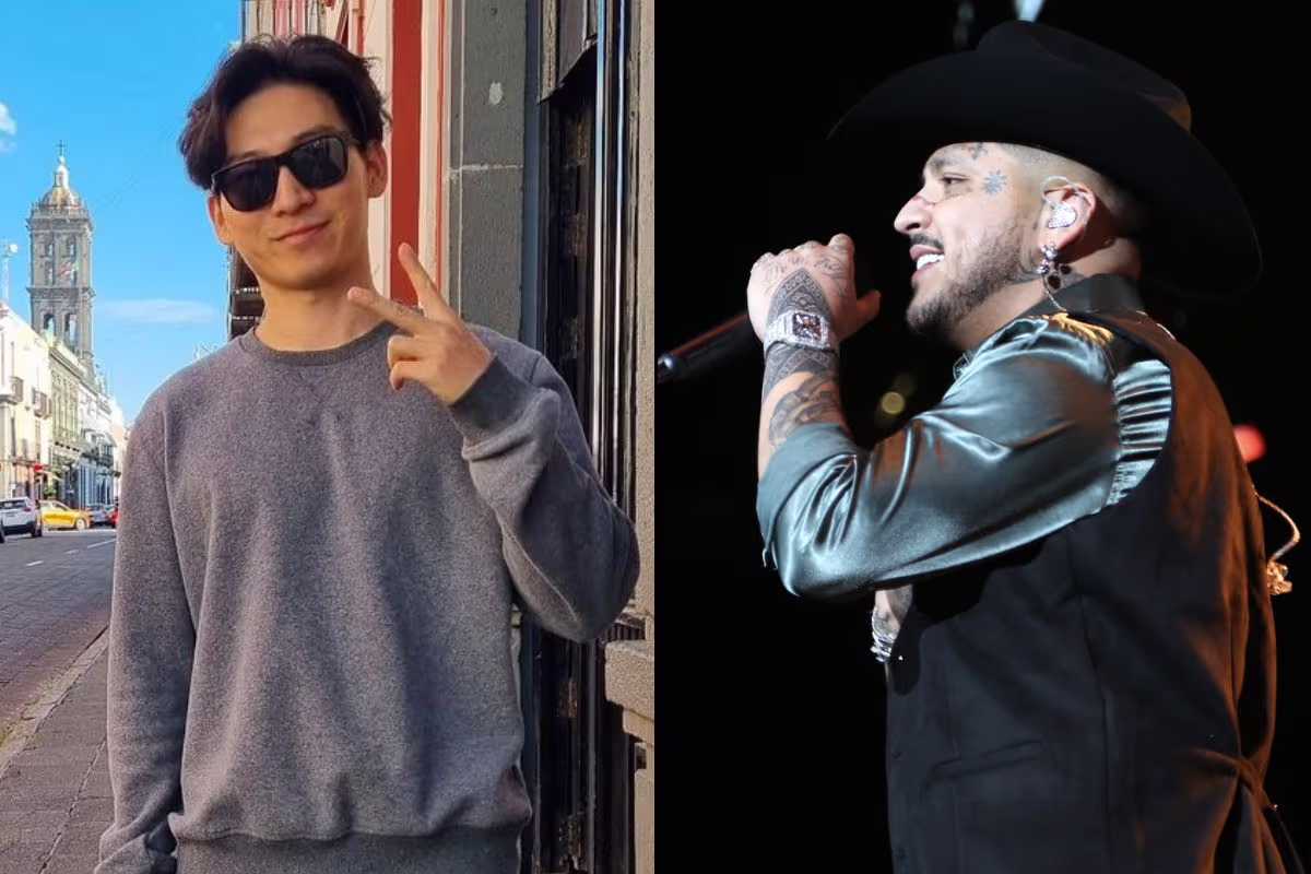 Christian Nodal: así canta "Adiós Amor" JJun, un influencer surcoreano ...