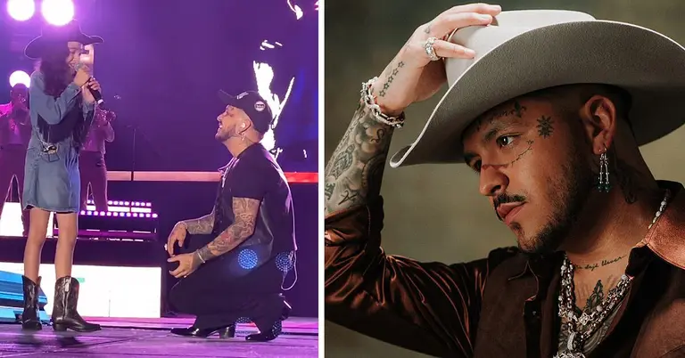 Christian Nodal saca su lado paternal y sube a niños a cantar en su concierto | Shows Bandamax ...